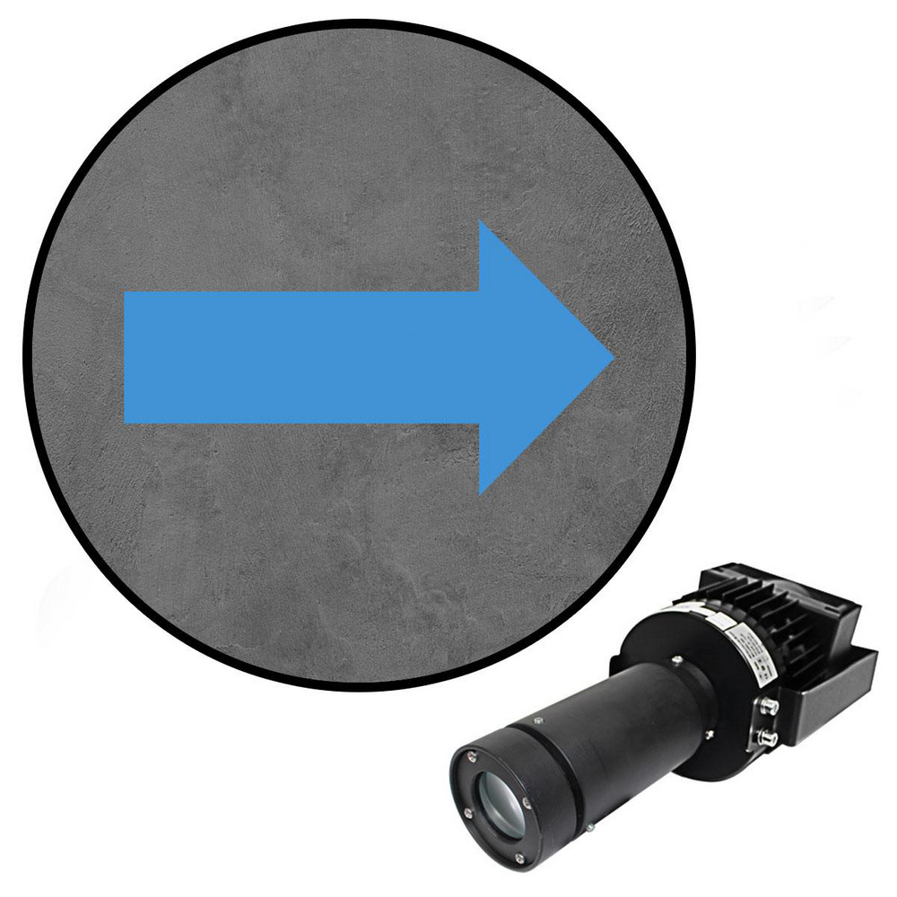 Visual Workplace - LED Line & Shape Projectors: Blue, Arrow, Ceiling ...