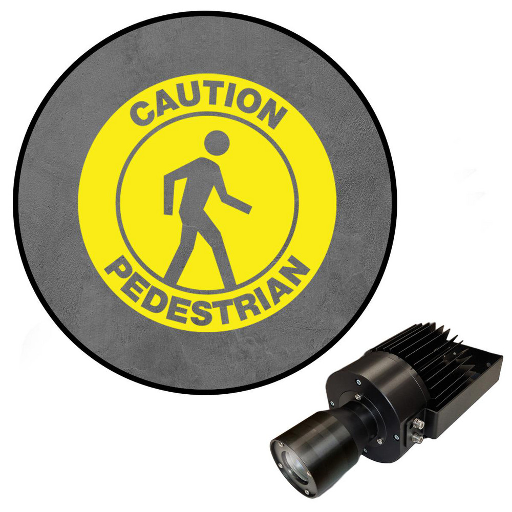 Visual Workplace - LED Sign Projectors: Sign Type: Pedestrian Caution ...