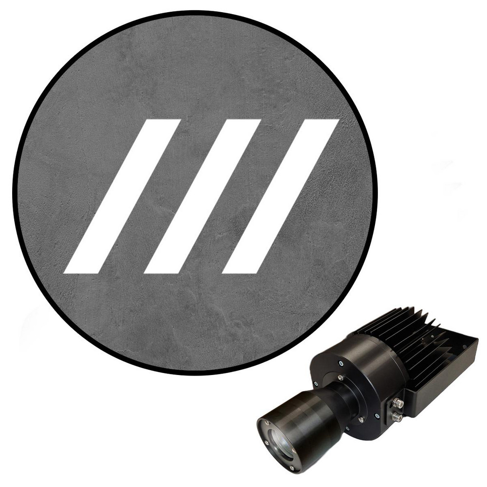 Visual Workplace - LED Line & Shape Projectors: White, Diagonal Lines ...