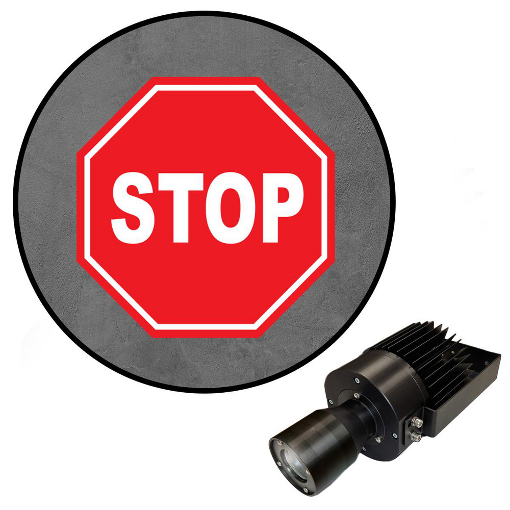 Visual Workplace - LED Sign Projectors; Sign Type: Stop; Legend: STOP ...