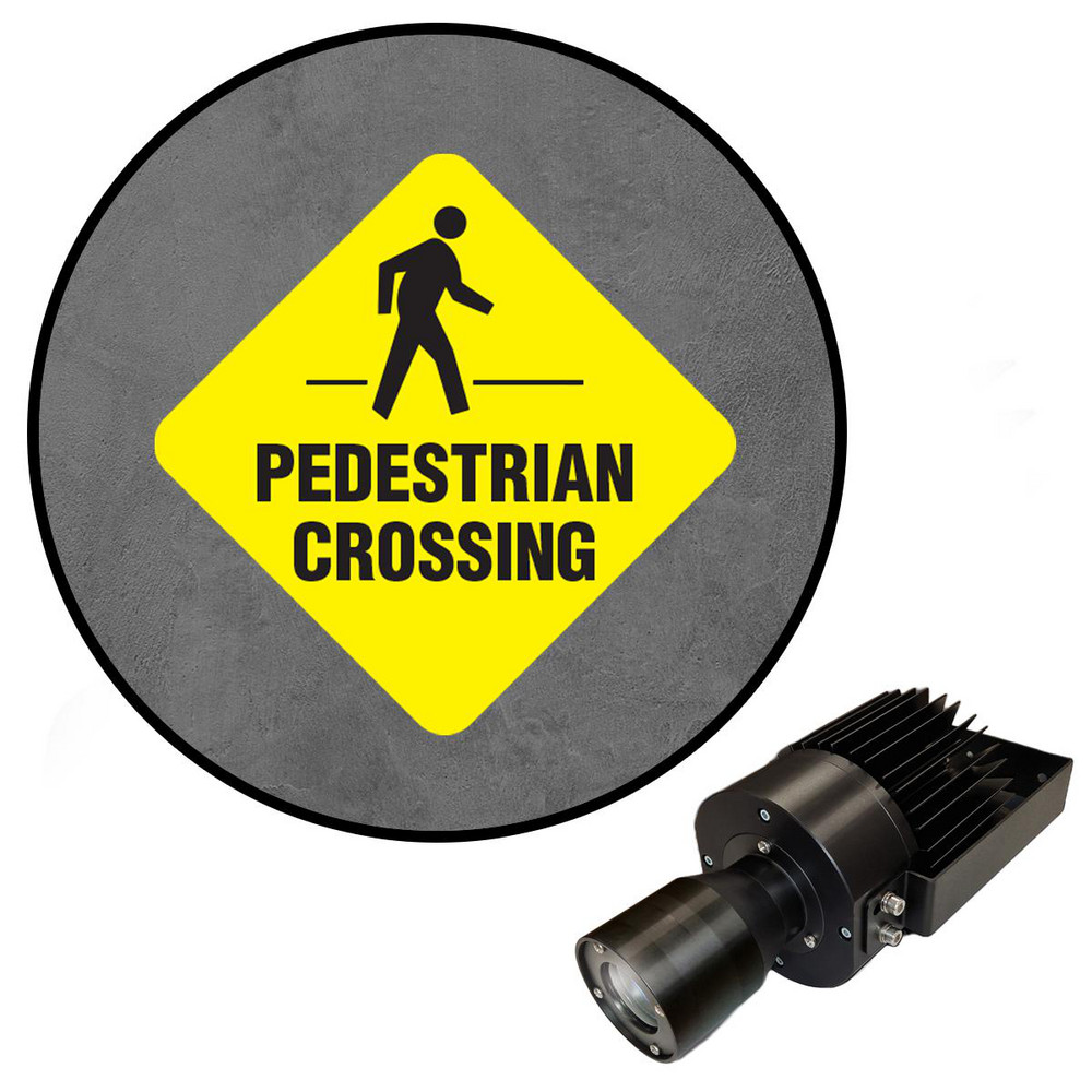 Visual Workplace - LED Sign Projectors: Sign Type: Pedestrian Caution ...