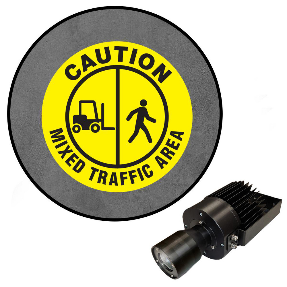 Visual Workplace - LED Sign Projectors: Sign Type: Pedestrian Caution ...