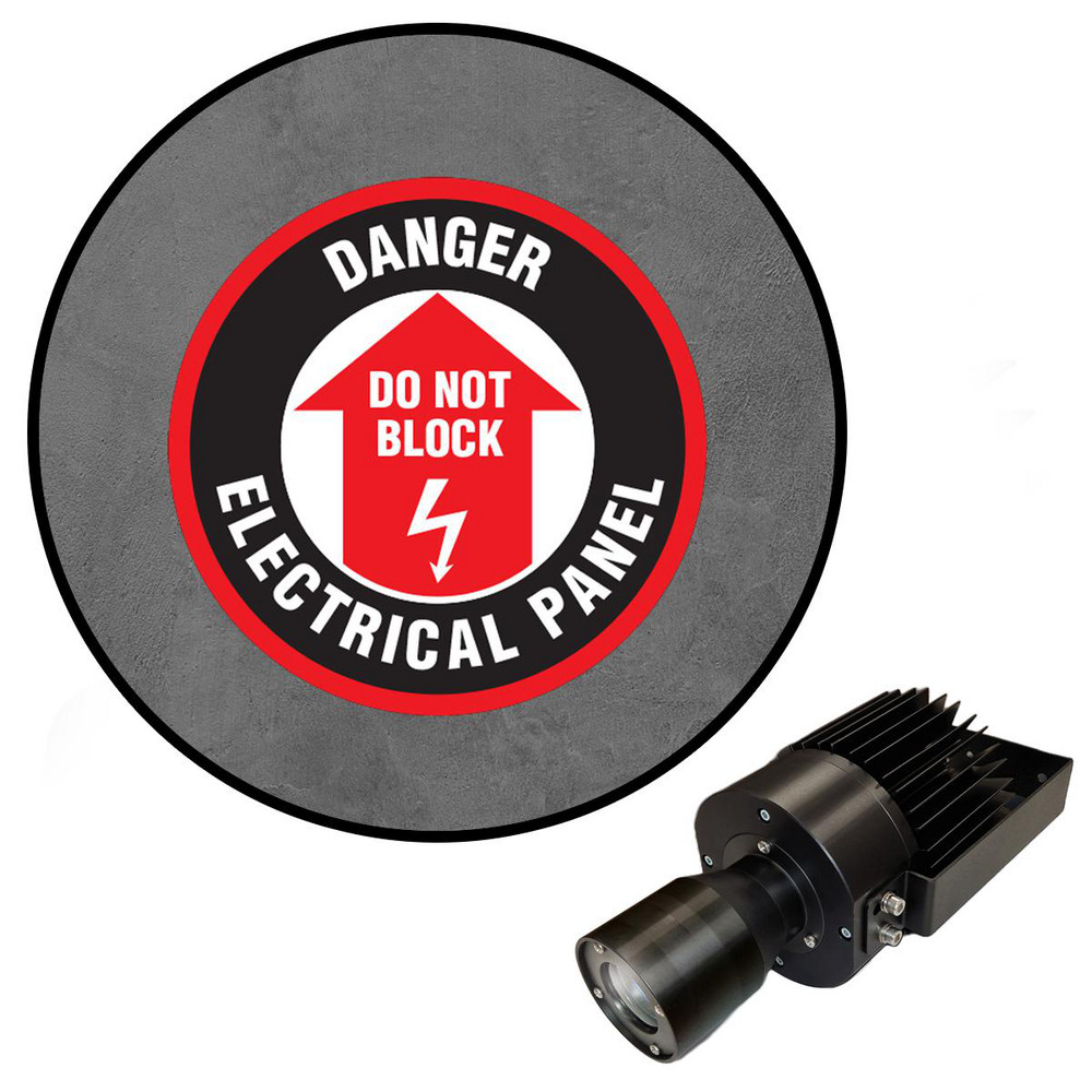 Visual Workplace - LED Sign Projectors; Sign Type: Electrical Hazard ...