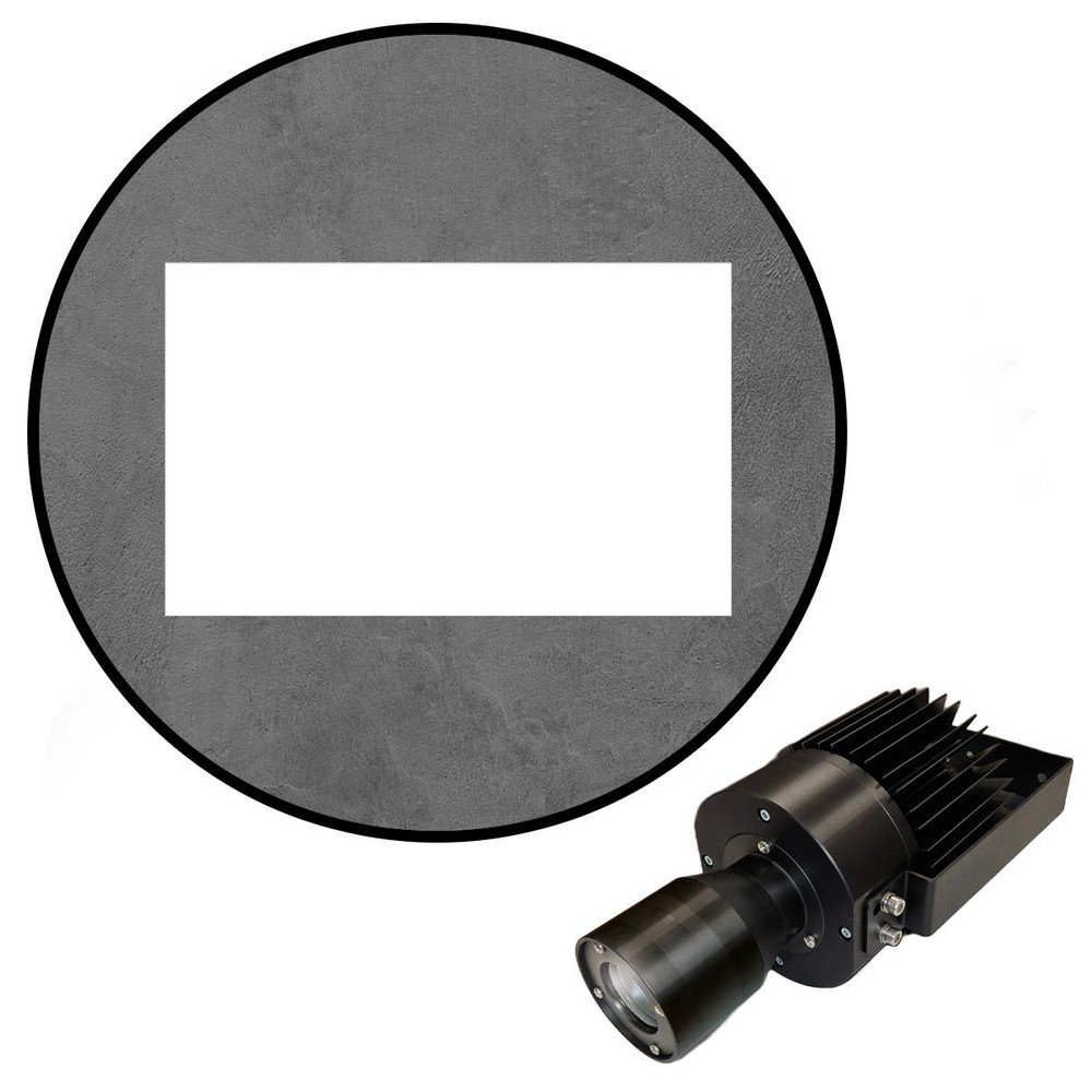 Visual Workplace - LED Line & Shape Projectors: White, Solid Rectangle ...