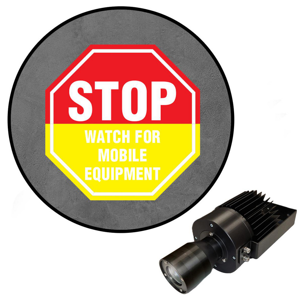 Visual Workplace - LED Sign Projectors: Sign Type: Stop, Hazard Zone ...