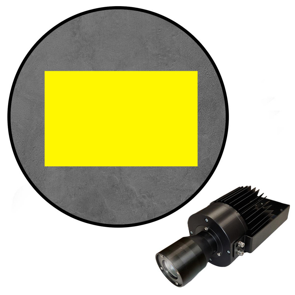 Visual Workplace - LED Line & Shape Projectors: Led Color: Yellow ...