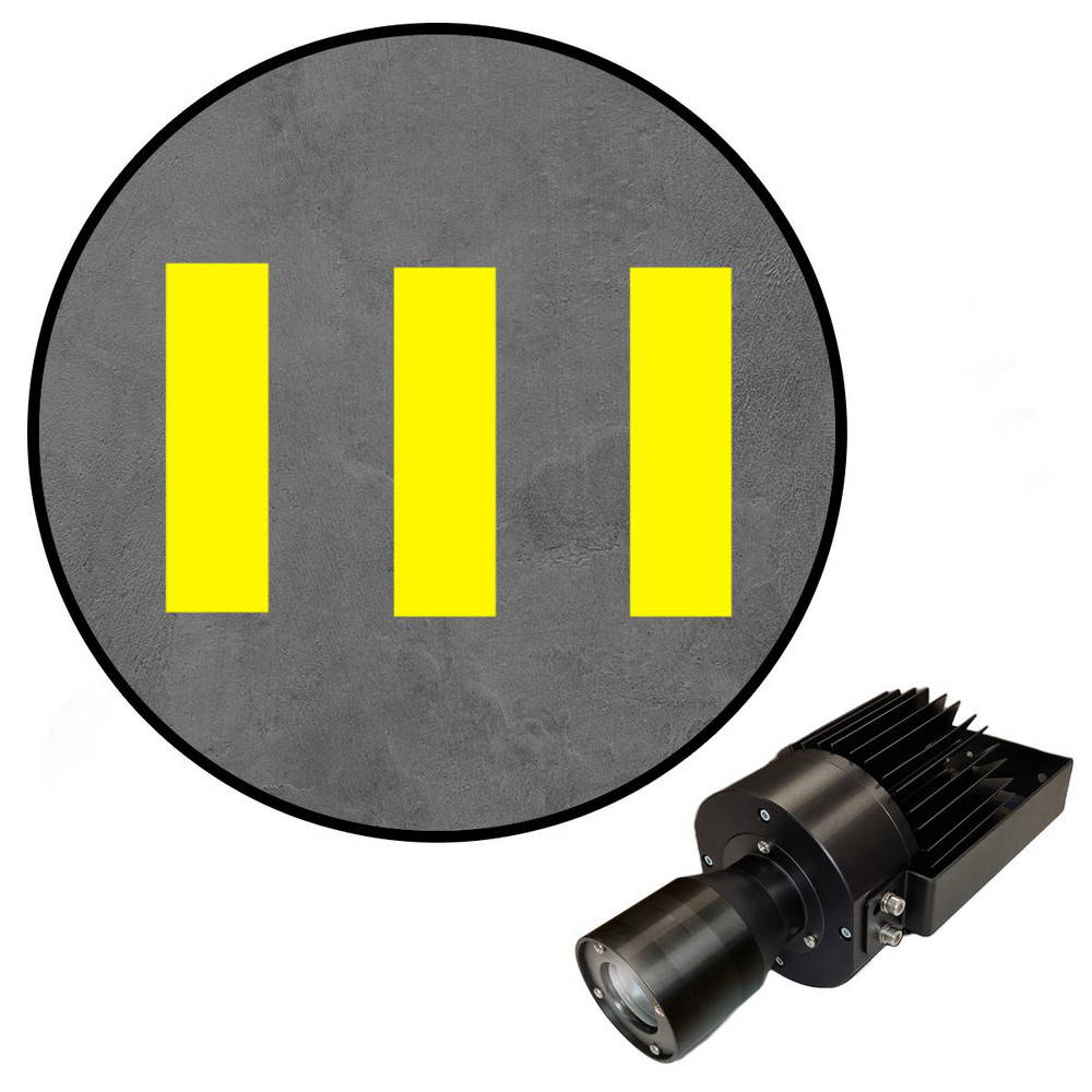 Visual Workplace - LED Line & Shape Projectors: Led Color: Yellow ...