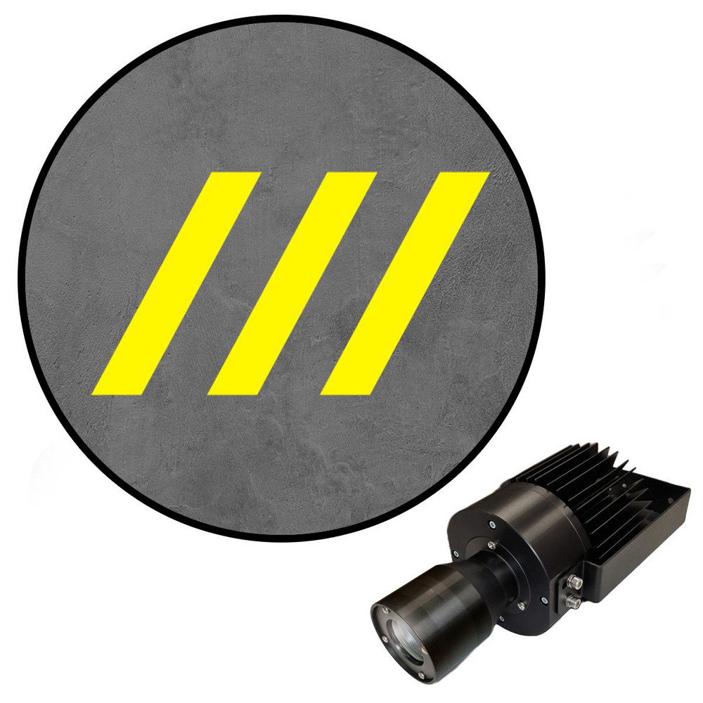 Visual Workplace - LED Line & Shape Projectors: Led Color: Yellow ...