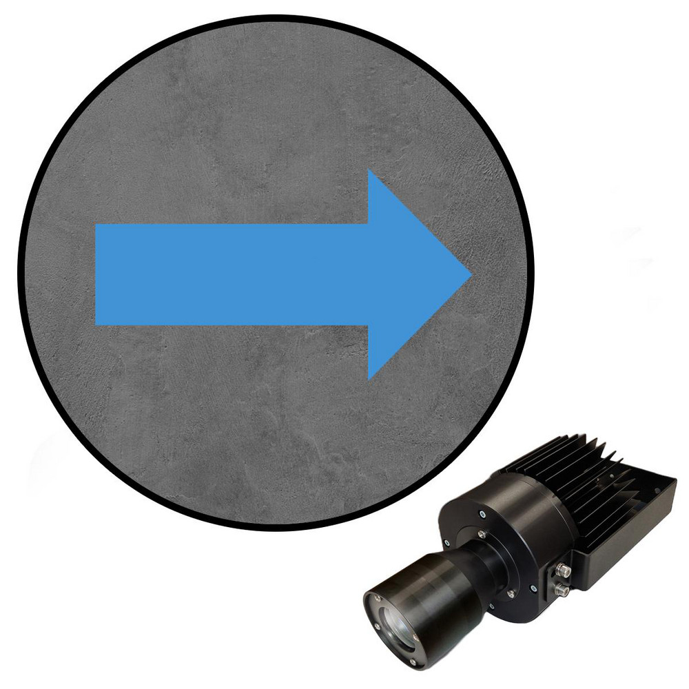 Visual Workplace - LED Line & Shape Projectors: Led Color: Blue; Shape ...