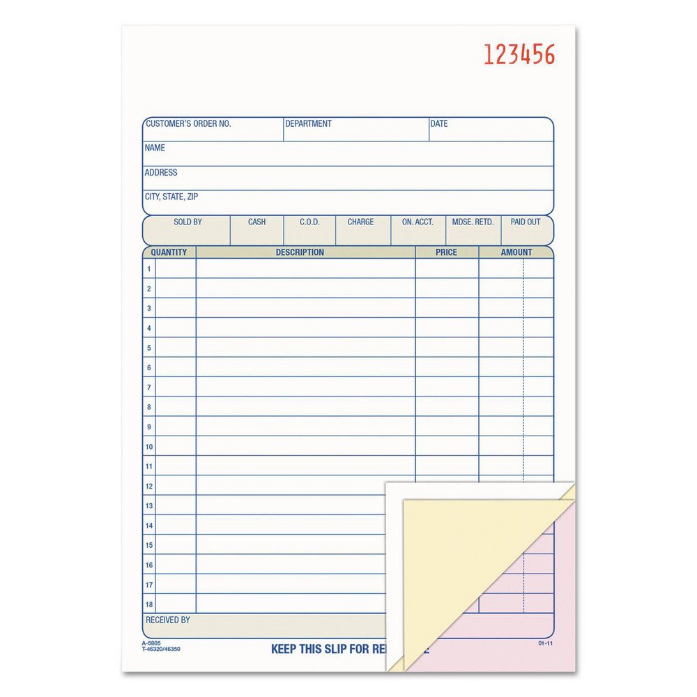 Adams Business Forms - Office Forms: Type: Sales & Work Order Forms ...