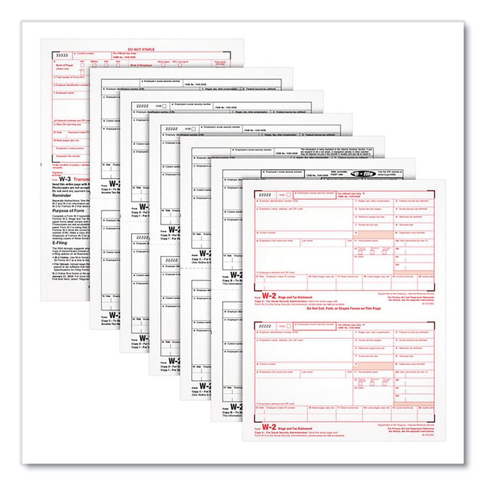 Adams Business Forms - Office Forms: Type: Tax Forms; Format: Six-Part ...