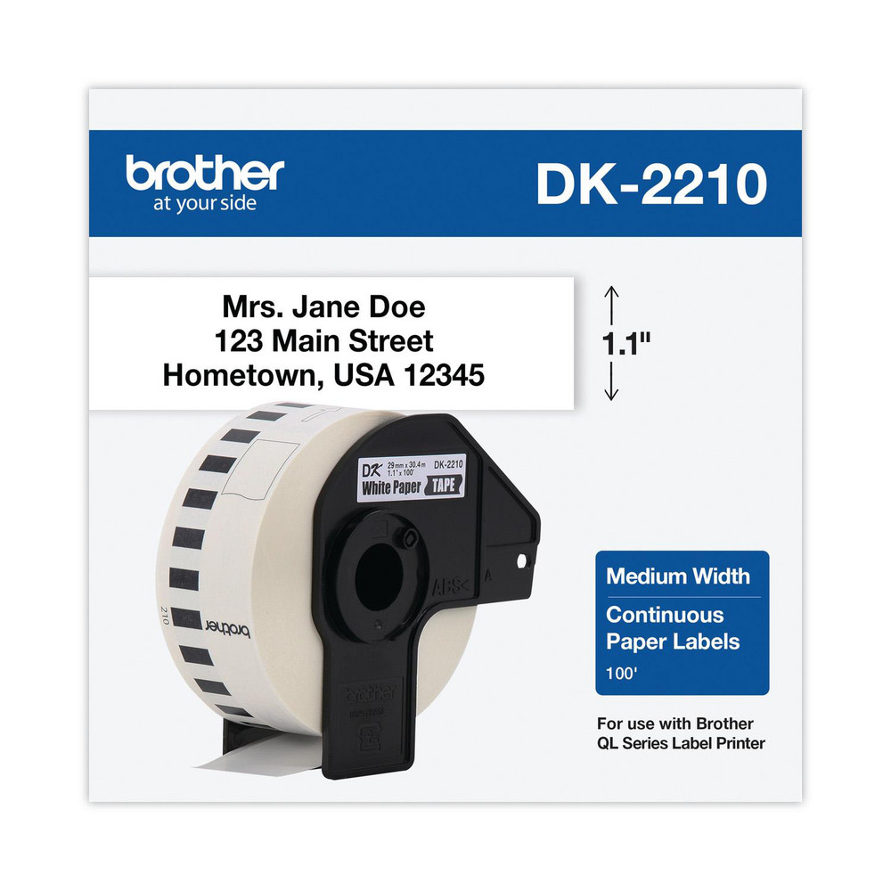 Brother - Labels, Ribbons & Tapes: Tape Type: Continuous Paper Label ...