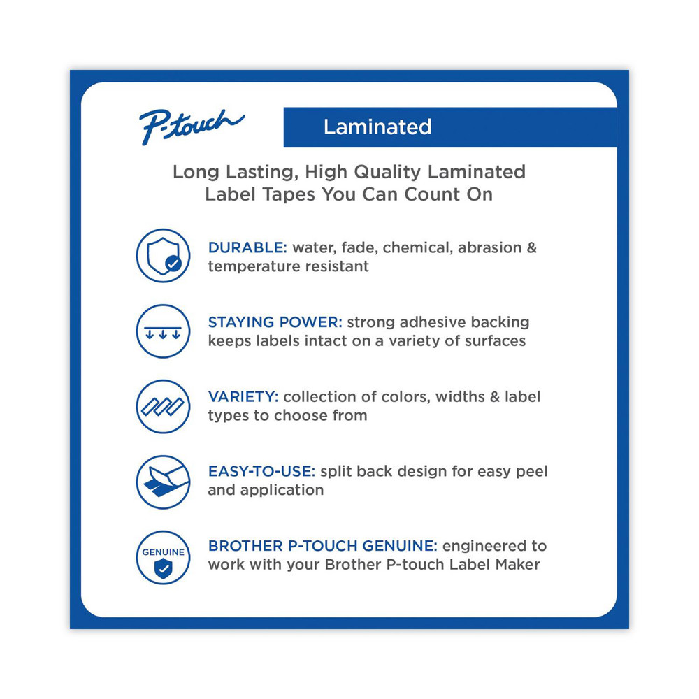 Brother - Labels, Ribbons & Tapes: Tape Type: Standard Adhesive ...