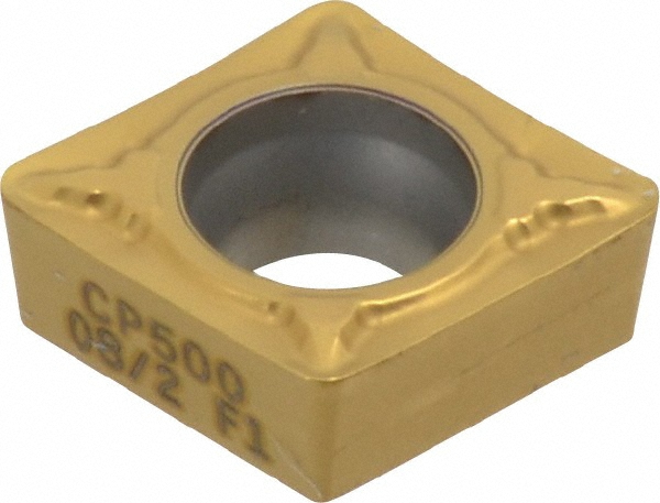 Seco - Turning Insert: CCMT32.52-F1 CP500, Carbide | MSC Industrial Supply Co.