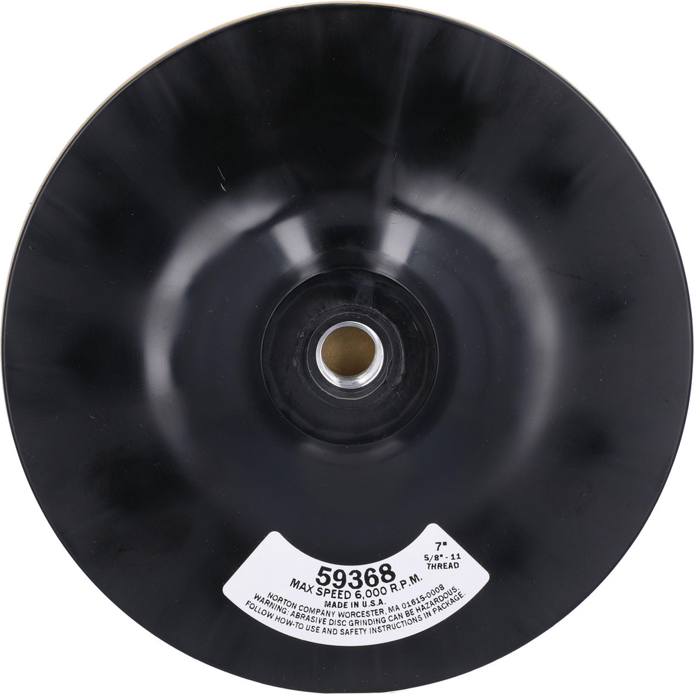 Norton - Disc Backing Pad: 7" Dia, Hook & Loop | MSC Direct