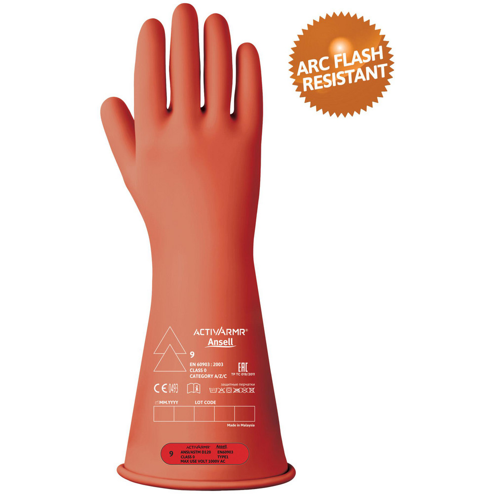 Ansell - Rubber Linesman Gloves: Activarmr RIG014R, Class 0, Size Large ...