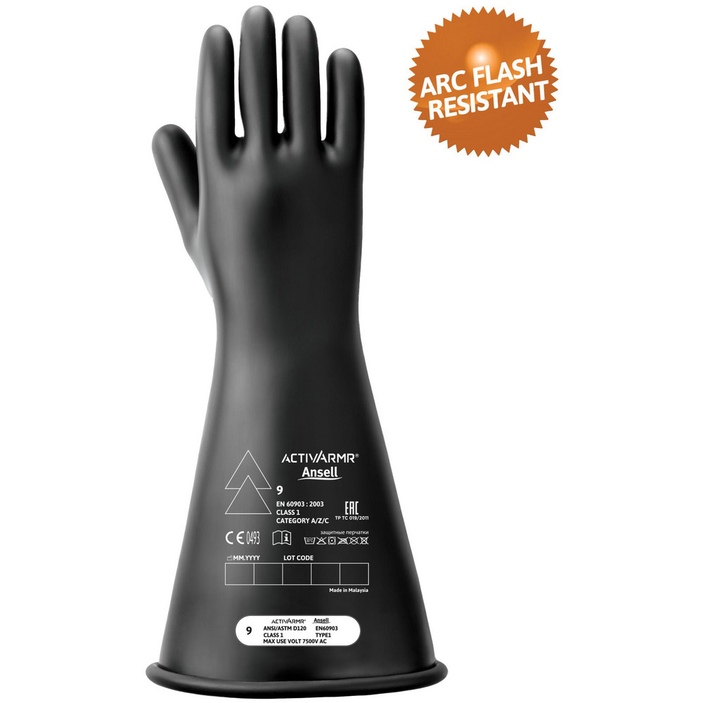 Ansell - Rubber Linesman Gloves: Activarmr RIG114B, Class 1, Size 2X ...
