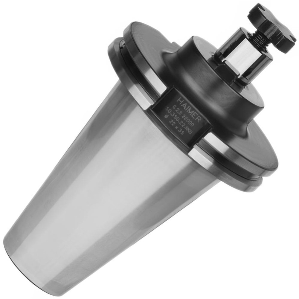 HAIMER - Face Mill Holder: SK50, 22 mm Pilot Dia, 160 mm Arbor Length ...