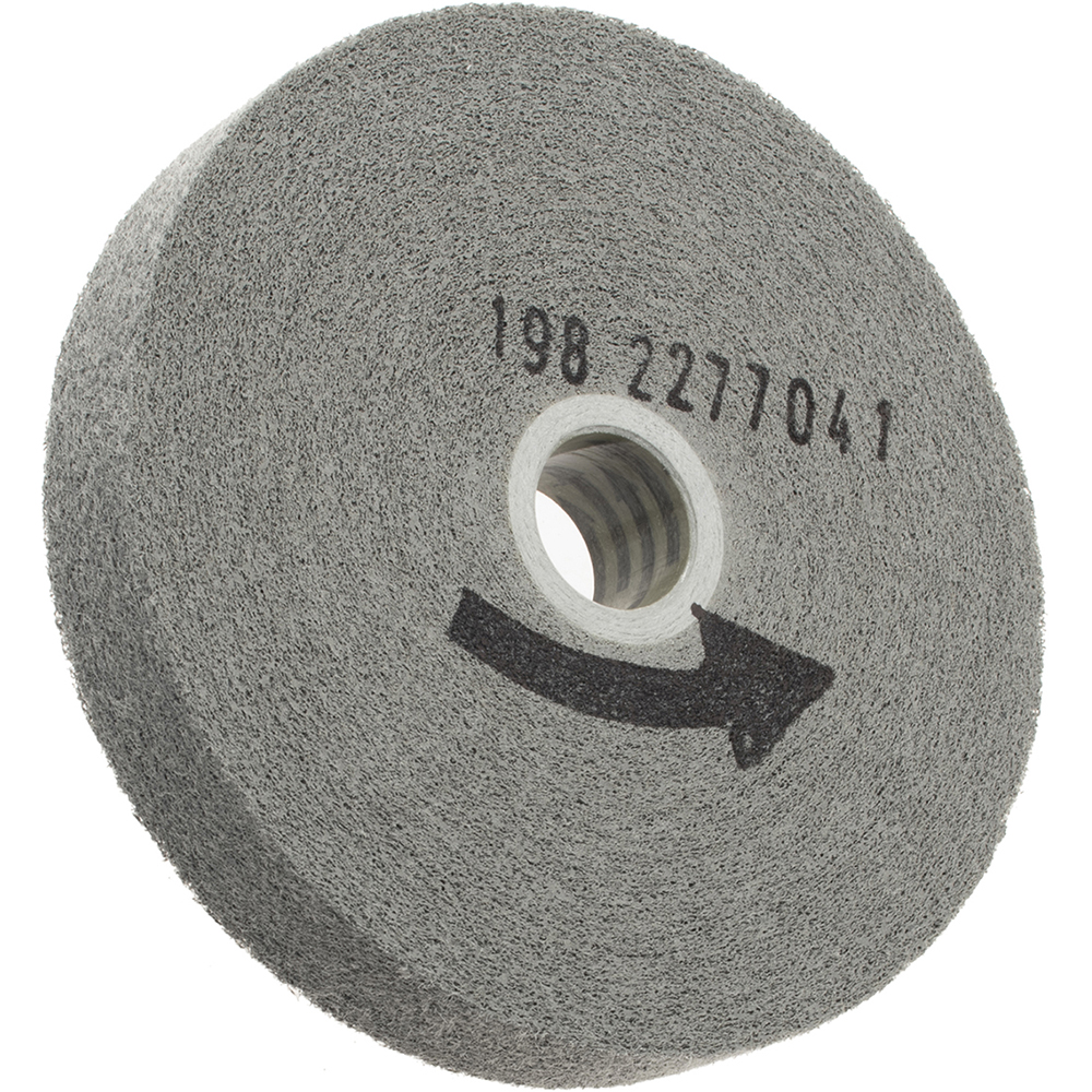 Norton - Deburring Wheel: 6" Dia, 1" Face Width, 1" Hole, Density 7 ...