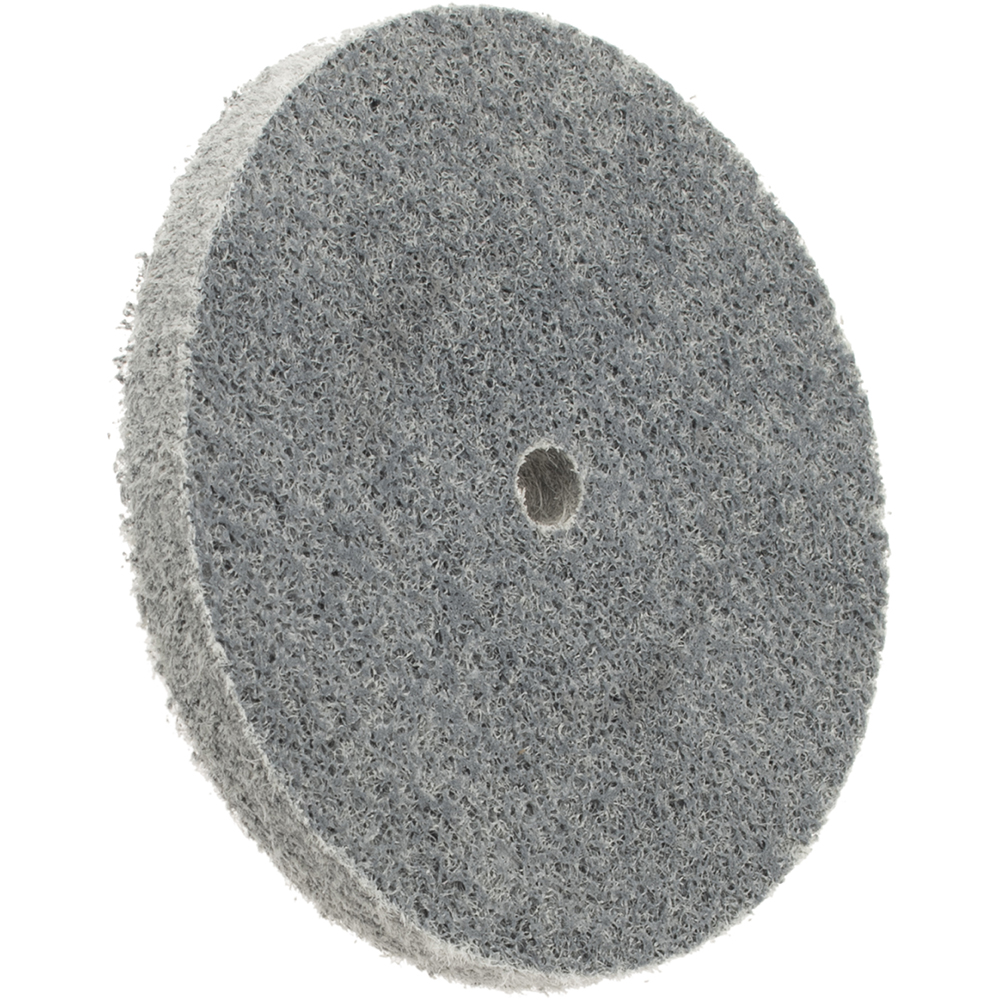 Norton - Deburring Wheel: 3" Dia, 1/4" Face Width, 1/4" Hole, Silicon ...