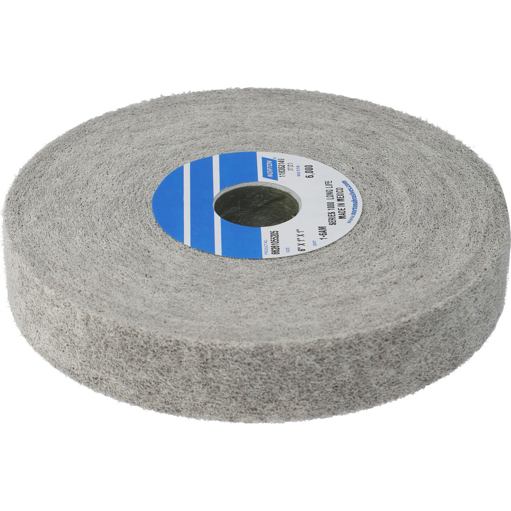 Norton - Deburring Wheel: 6" Dia, 1" Face Width, 1" Hole, Density 6 ...
