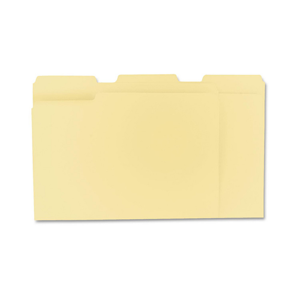 UNIVERSAL - Heavy Weight Manila File Folder: Letter, Manila, 100/Pack ...