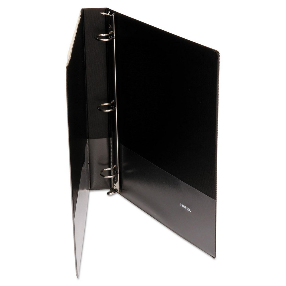 UNIVERSAL - 3 Ring Economy View Binder: Black | MSC Direct