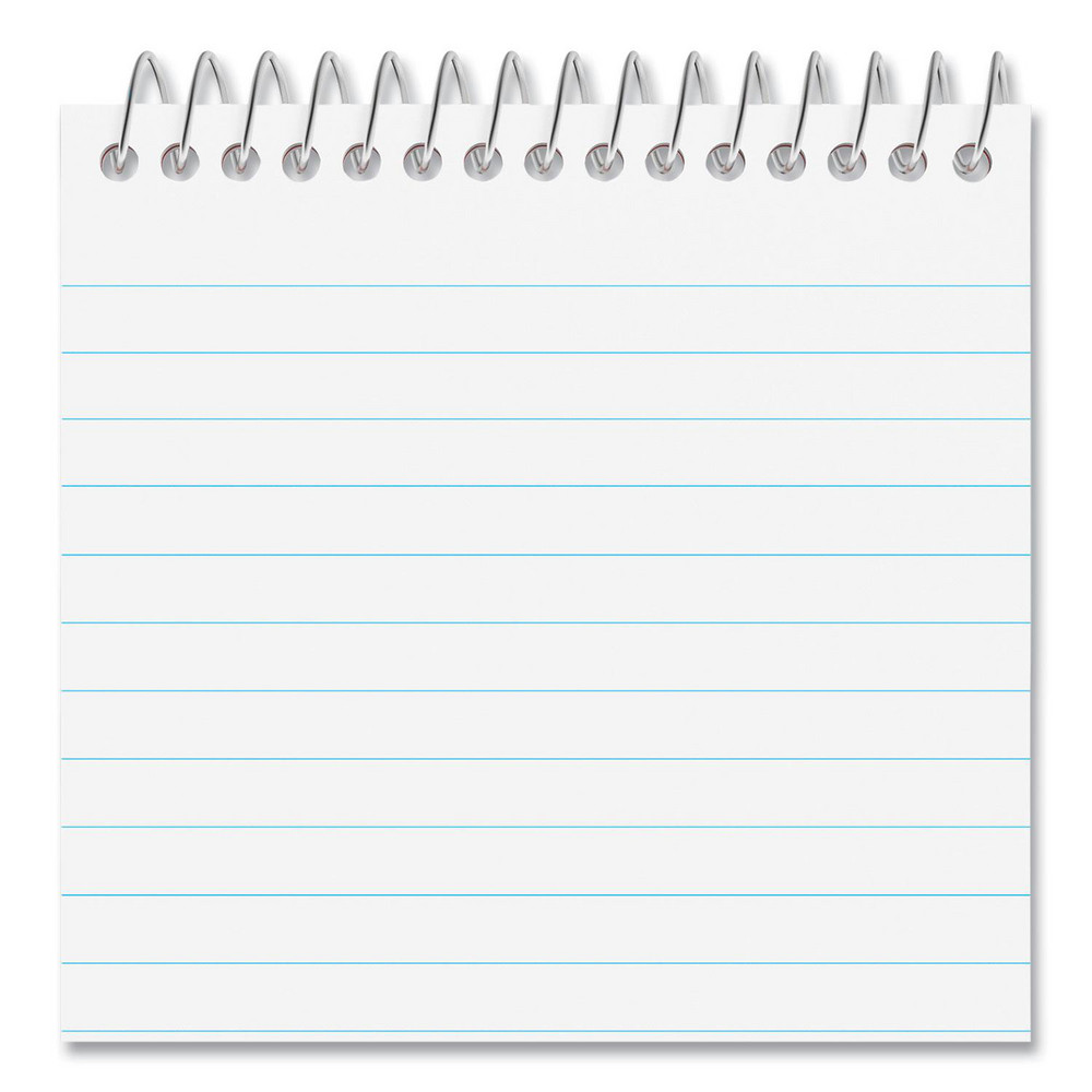 UNIVERSAL - Wirebound Memo Book: 50 Sheets, 5 x 3" Sheet, Narrow Ruled ...