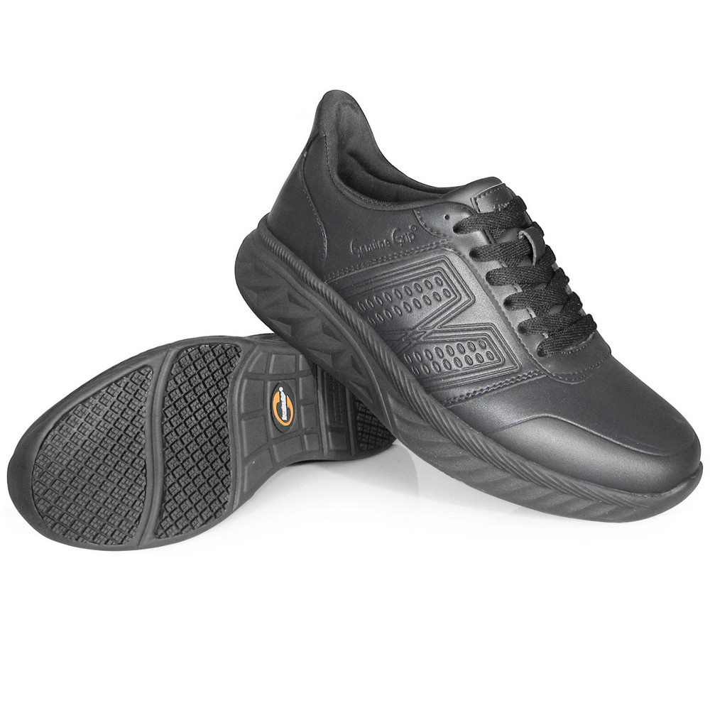 Genuine Grip - Work Shoe: Microfiber & Synthetic Leather, Composite ...