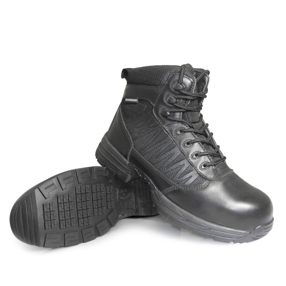 Genuine Grip - Work Boot: Leather & TPU, Composite & Safety Toe, Ankle ...