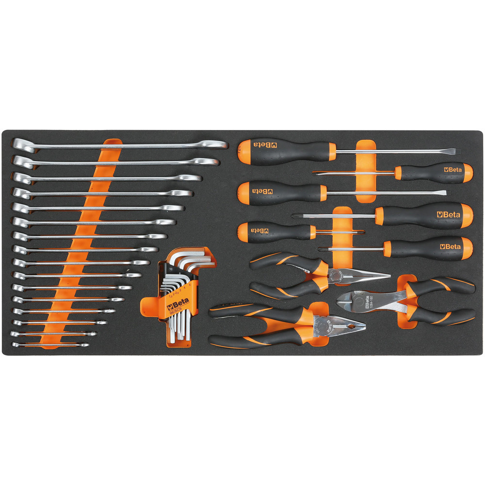 Beta - Combination Hand Tool Set: 34 Pc, General Tool Set | MSC Direct
