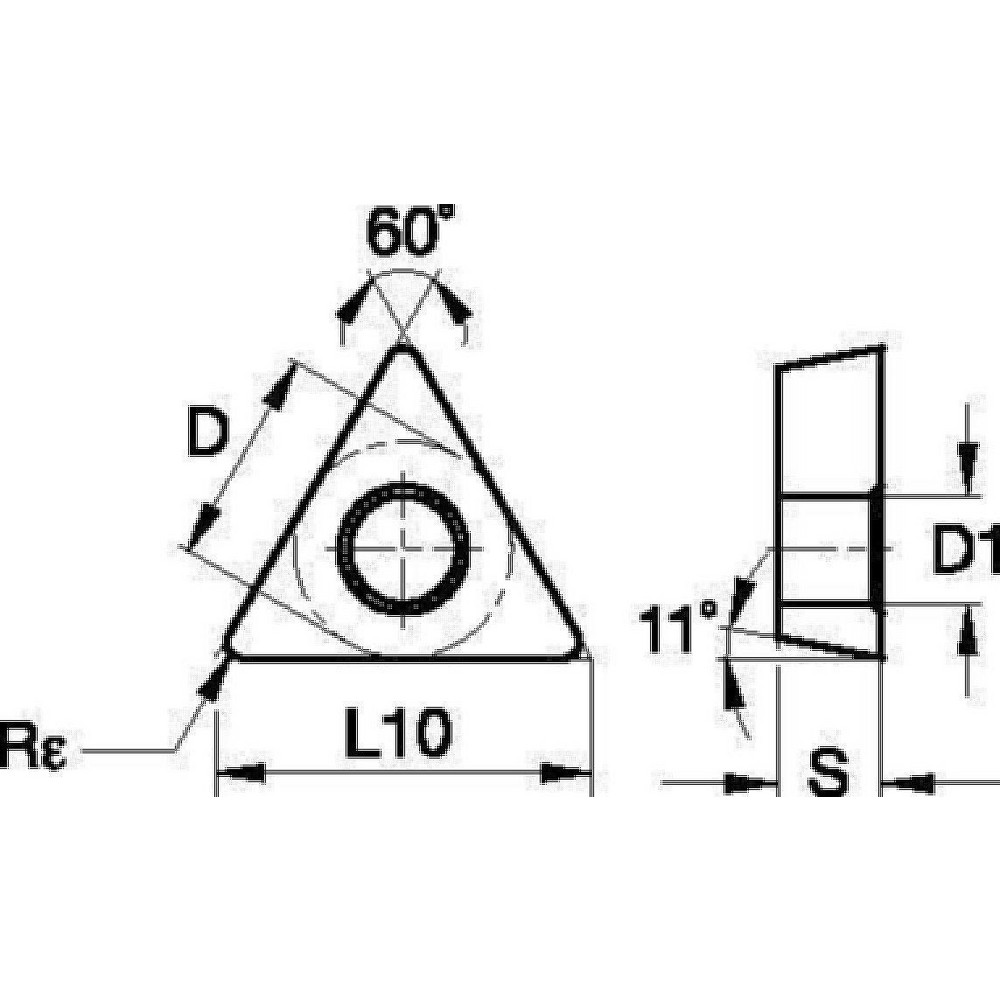 Widia - Turning Insert: TPGH321 CG5, Carbide | MSC Direct