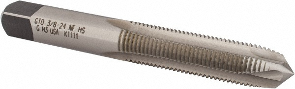 Widia - Spiral Point Tap: 3/8-24 UNF, 3 Flutes, Plug Chamfer, 2B/3B ...