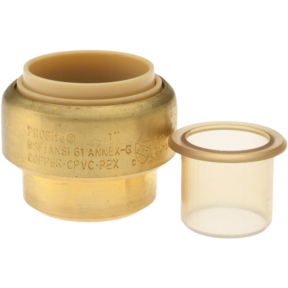 Value Collection - Push-to-Connect Tube x Tube x Tube Fitting: Cap, 1 ...