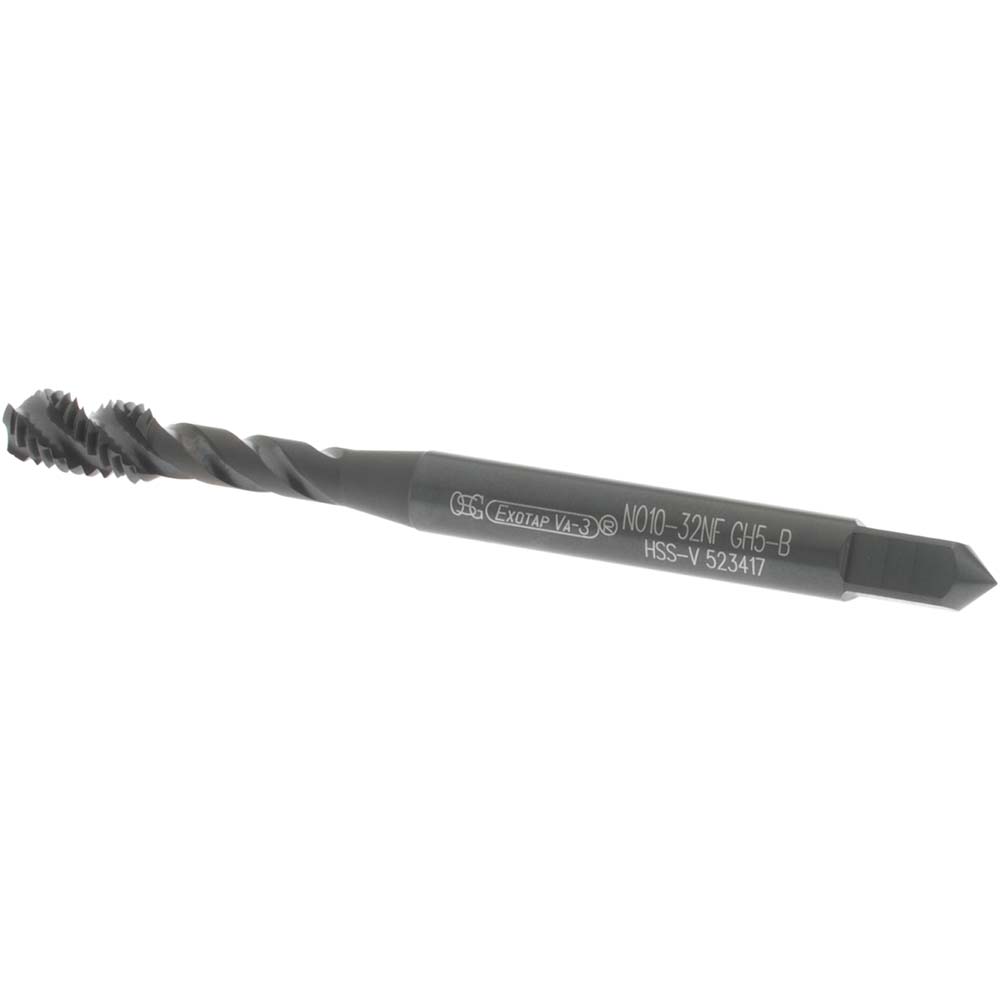 OSG - #10-32 UNF 3 Flute 2B Bottoming Spiral Flute Tap - 70852256 - MSC Industrial Supply