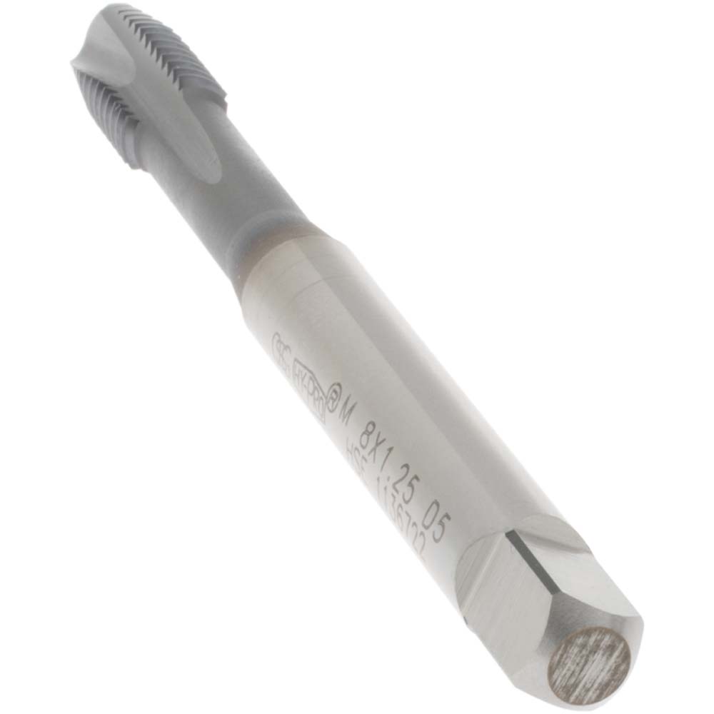 OSG - Spiral Point Tap: M8x1.25 Metric, 3 Flutes, Plug Chamfer, 6H ...