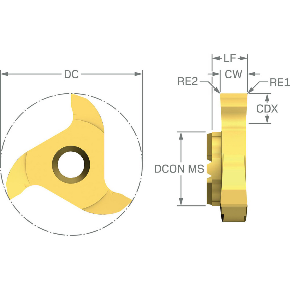Sandvik Coromant - Groove Milling Milling Tip Insert: 327R14-2860002-GM ...