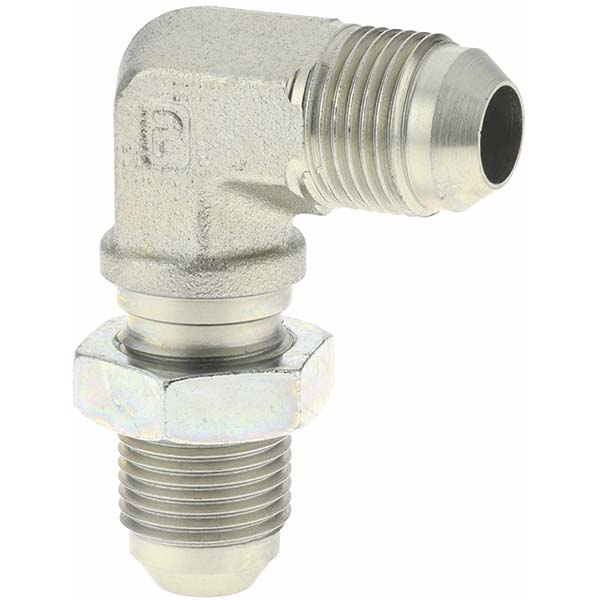 Parker - Steel Flared Tube Union: 1/2" OD, 37 deg Flared Angle | MSC Direct