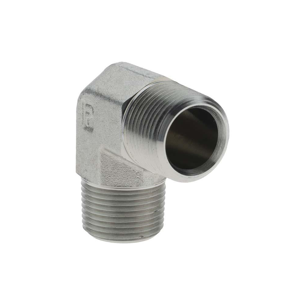 Parker - Industrial Pipe 90 ° Male Elbow: 3/4" Male Thread, MNPTF | MSC ...