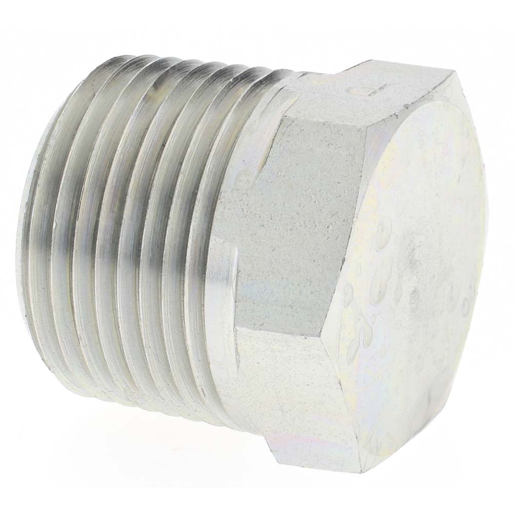 Parker - Industrial Pipe Hex Plug: 3/4" Male Thread, MNPTF | MSC Direct