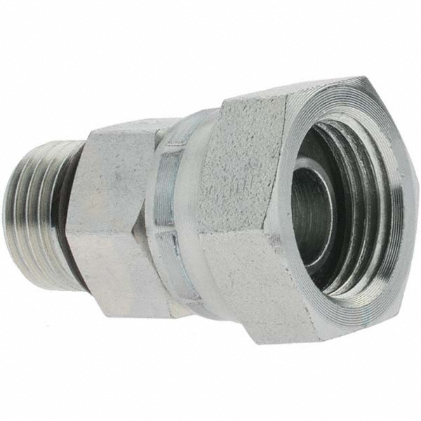 Parker - Hydraulic Hose Swivel Adapter: 9 mm, 9/16-18, 6,000 psi | MSC Direct