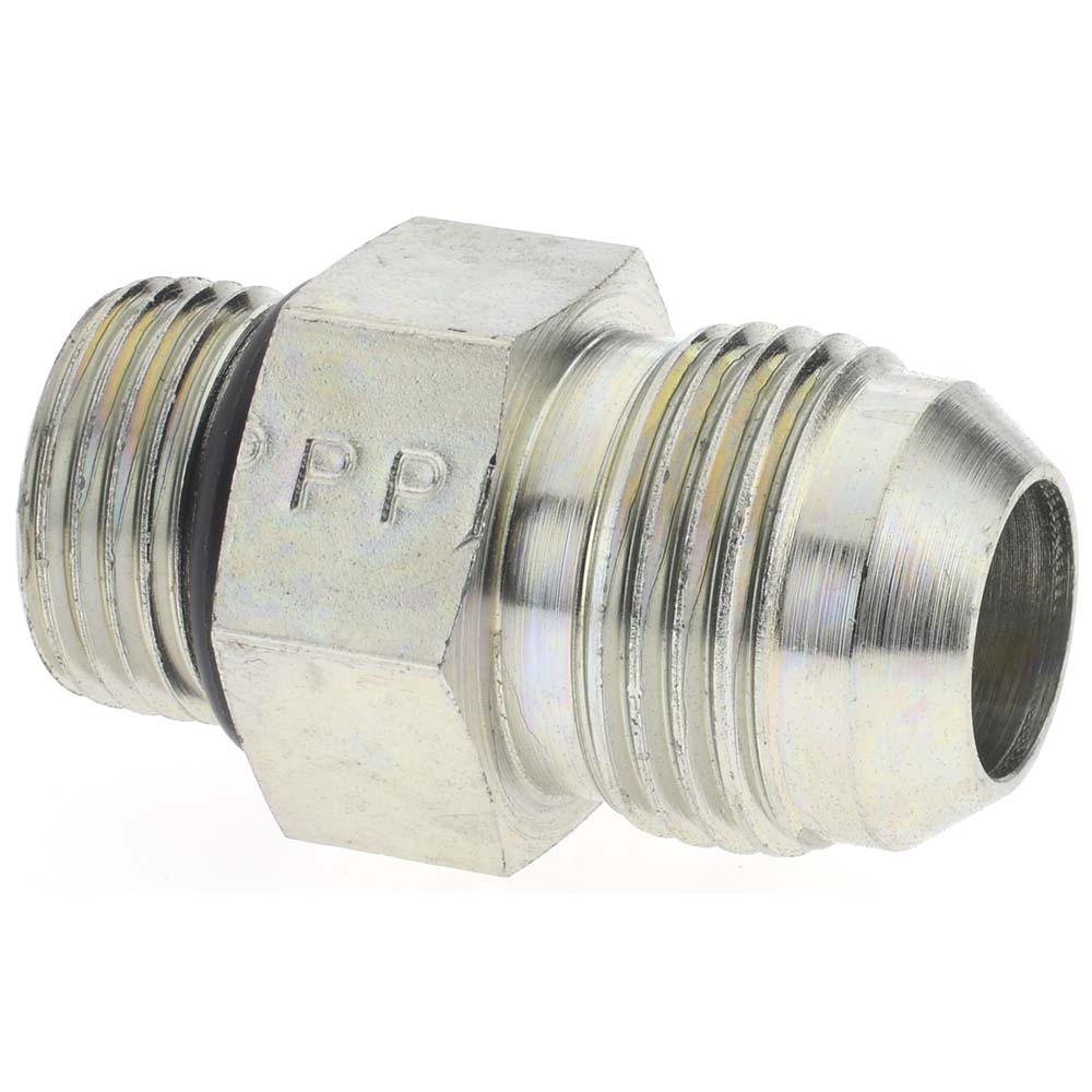 Parker - Steel Flared Tube Connector: 5/8" OD, 3/4-16 Thread, 37 deg Flared Angle | MSC Direct