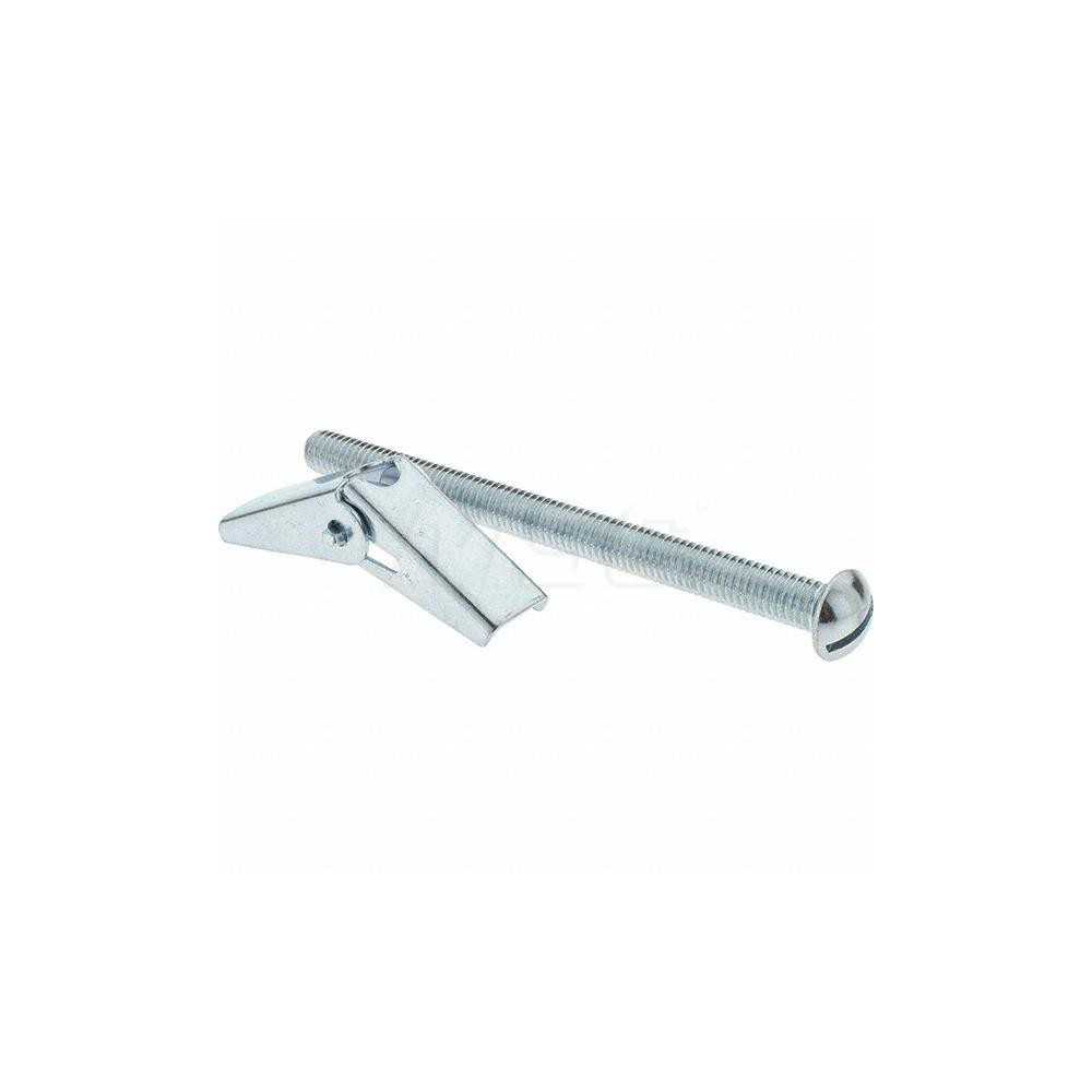 Value Collection - 3/8" Dia x 5" OAL, 3/8" Screw, Steel Toggle Bolt ...