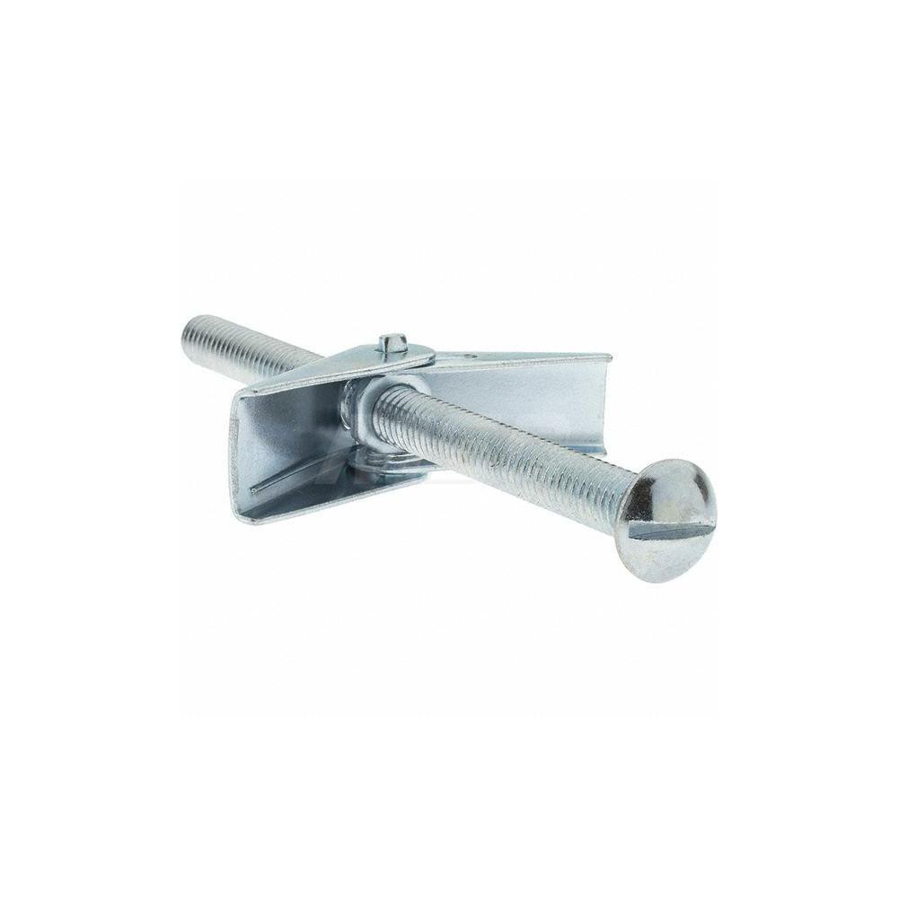 Value Collection - 3/8" Dia x 5" OAL, 3/8" Screw, Steel Toggle Bolt ...