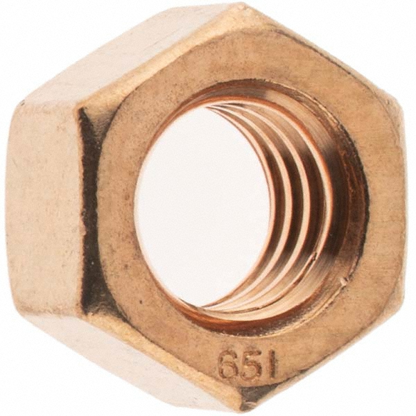 Value Collection - Hex Nut: 3/8-16, Silicon Bronze | MSC Direct