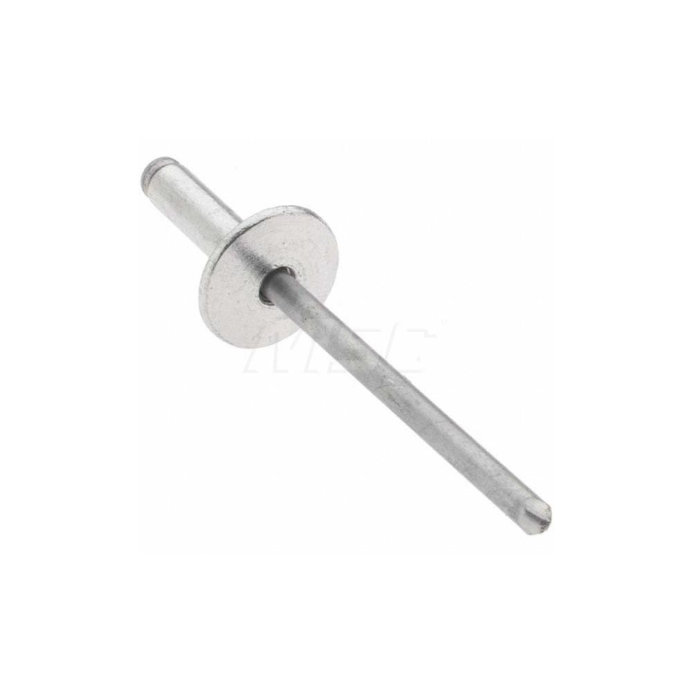 RivetKing® - Open End Blind Rivet: Large Flange Head, Aluminum Body ...