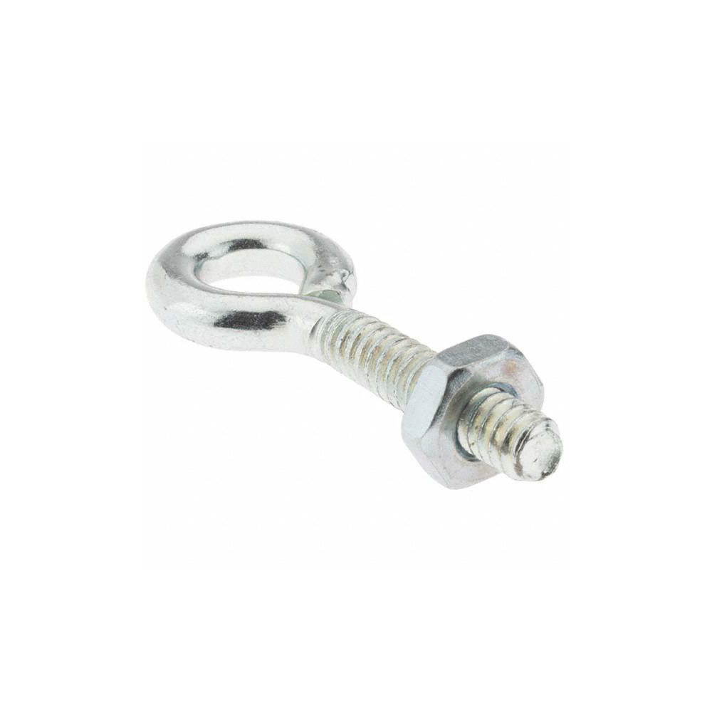 Value Collection - #10-24, Zinc-Plated Finish, Steel Wire Turned Eye ...