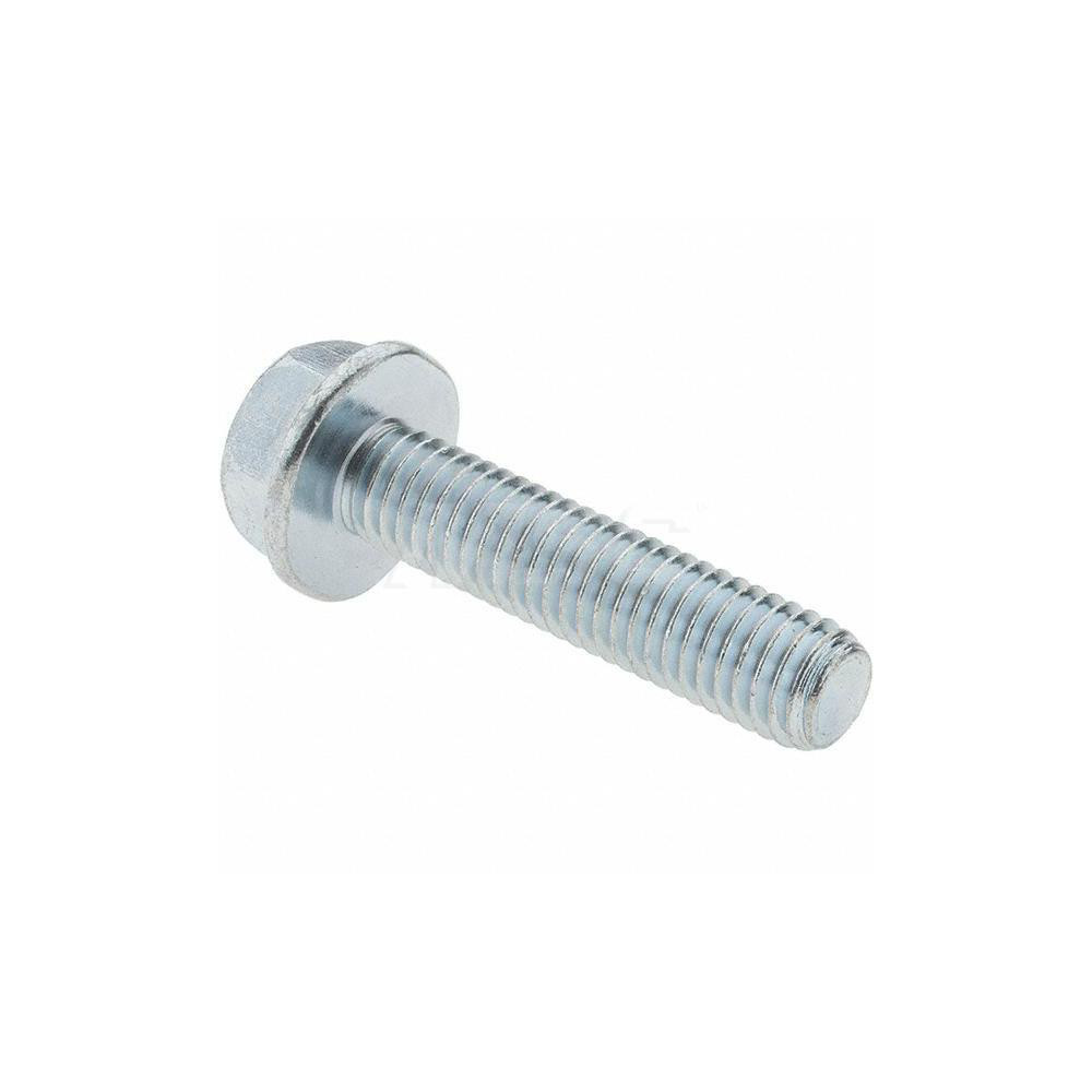 Value Collection - Smooth Flange Bolt: M8 x 1.25 Metric, 35 mm Length ...