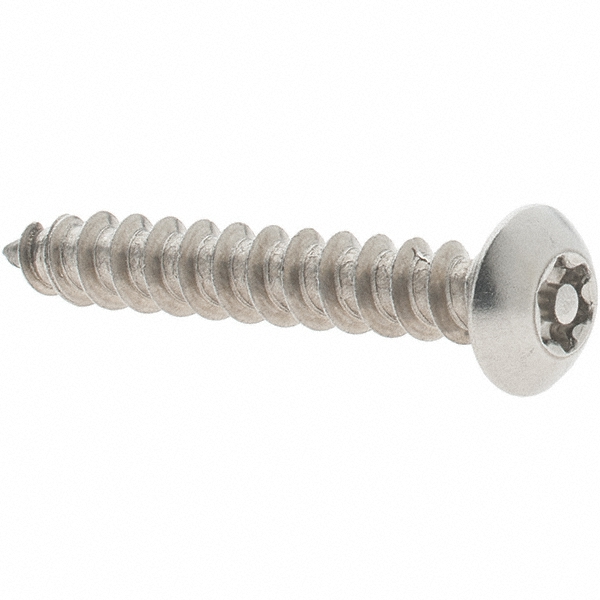 Value Collection - Sheet Metal Screw: #10, Button Head, Torx Drive, 1-1 ...