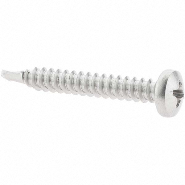 Value Collection - #8, Pan Head, Phillips Drive, 1-1/4" Length Under ...